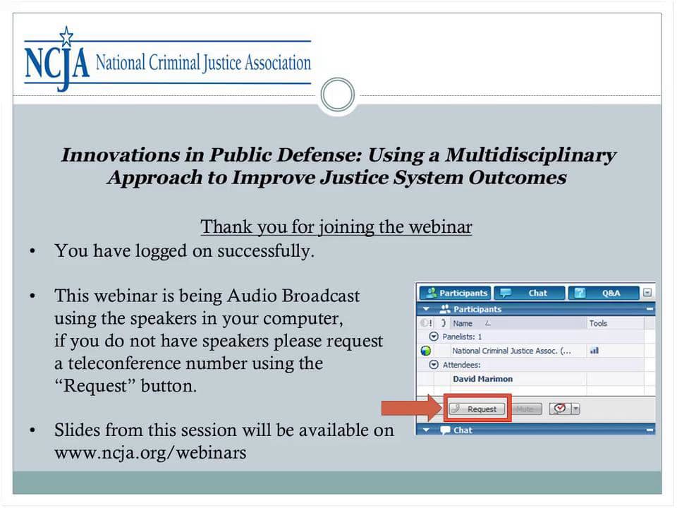 Innovations in Public Defense: Using a Multidisciplinary Approach to ...