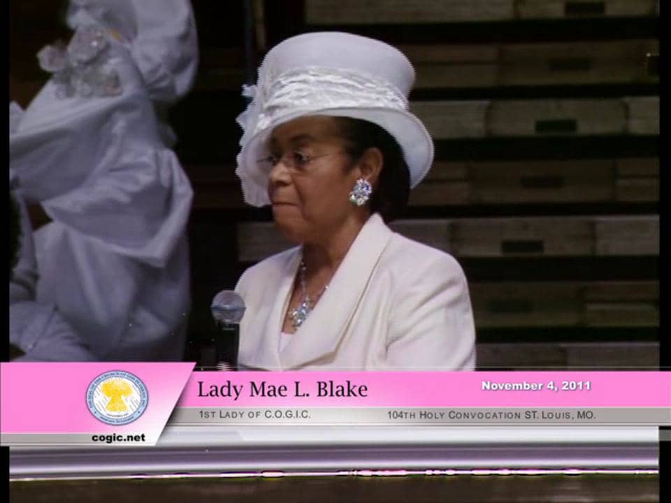First Lady Mae L. Blake on Vimeo