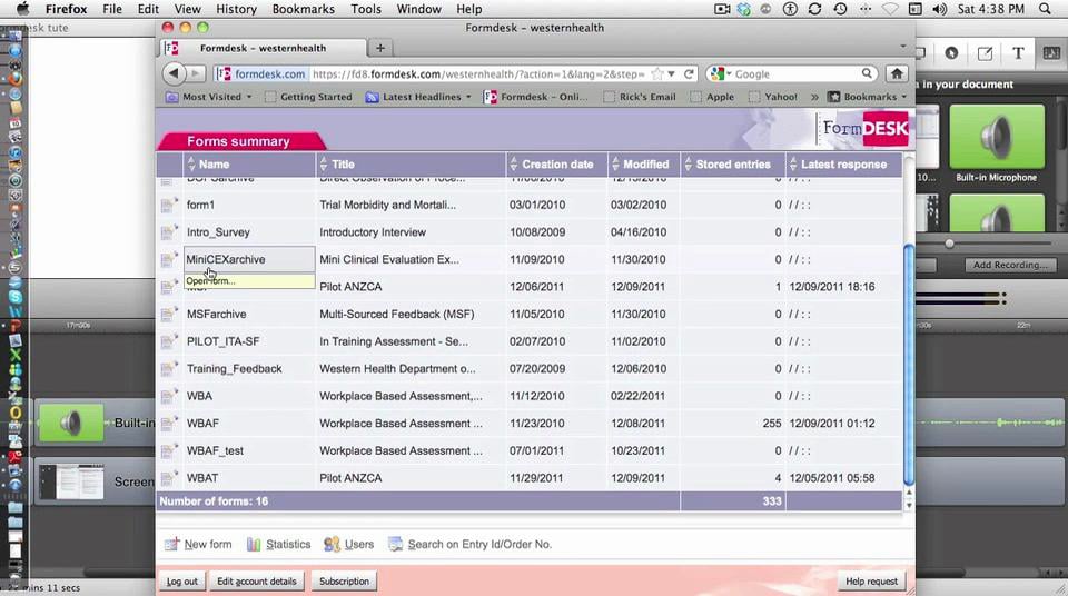 Setting up formdesk WBA for your department on Vimeo
