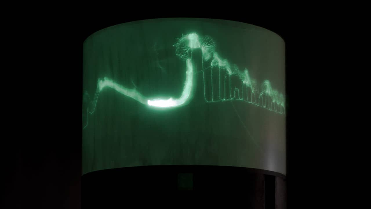 snail trail - laser sculpture on Vimeo