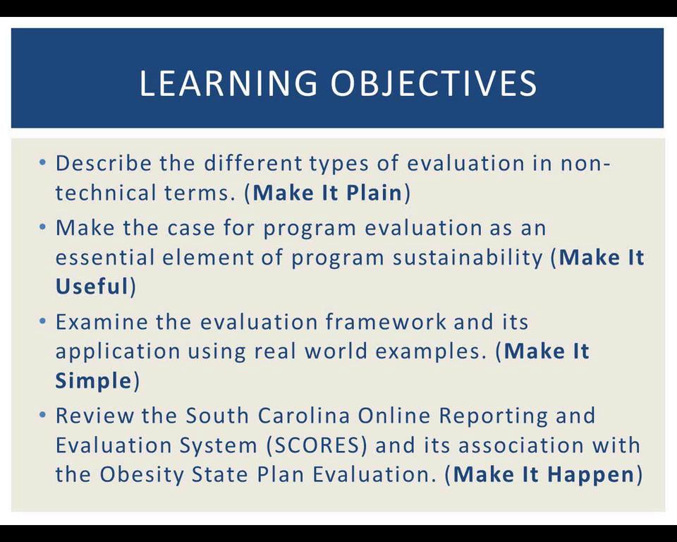 Demystifying Evaluation! on Vimeo