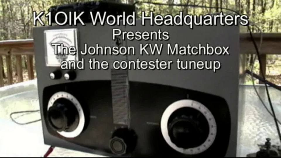 Johnson Viking Matchbox Antenna Tuner w/Coupler-tested