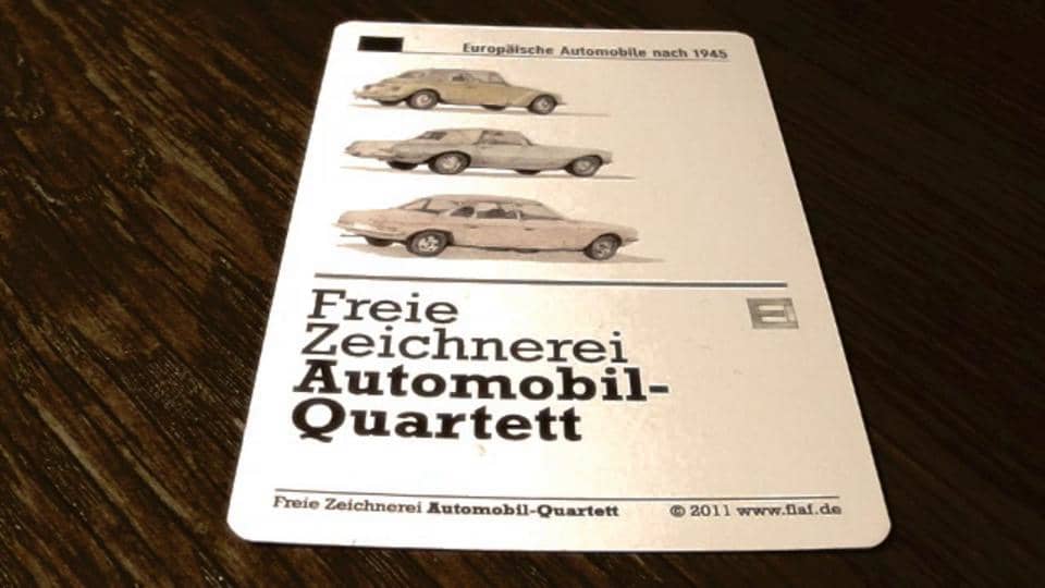 Automobil-Quartett // Car Playing Cards on Vimeo