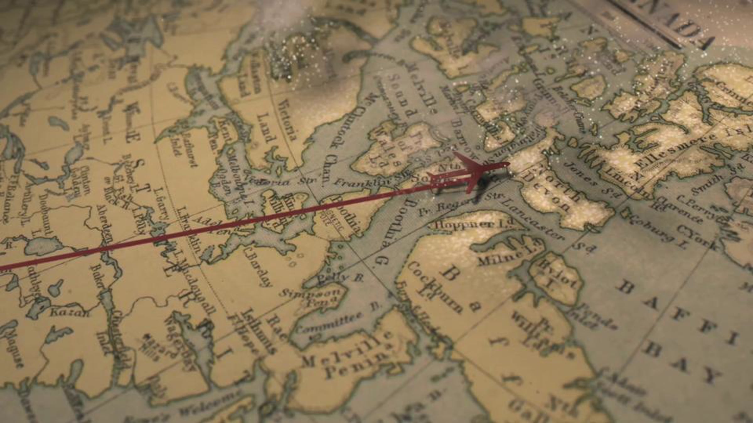 Flight Map Animation