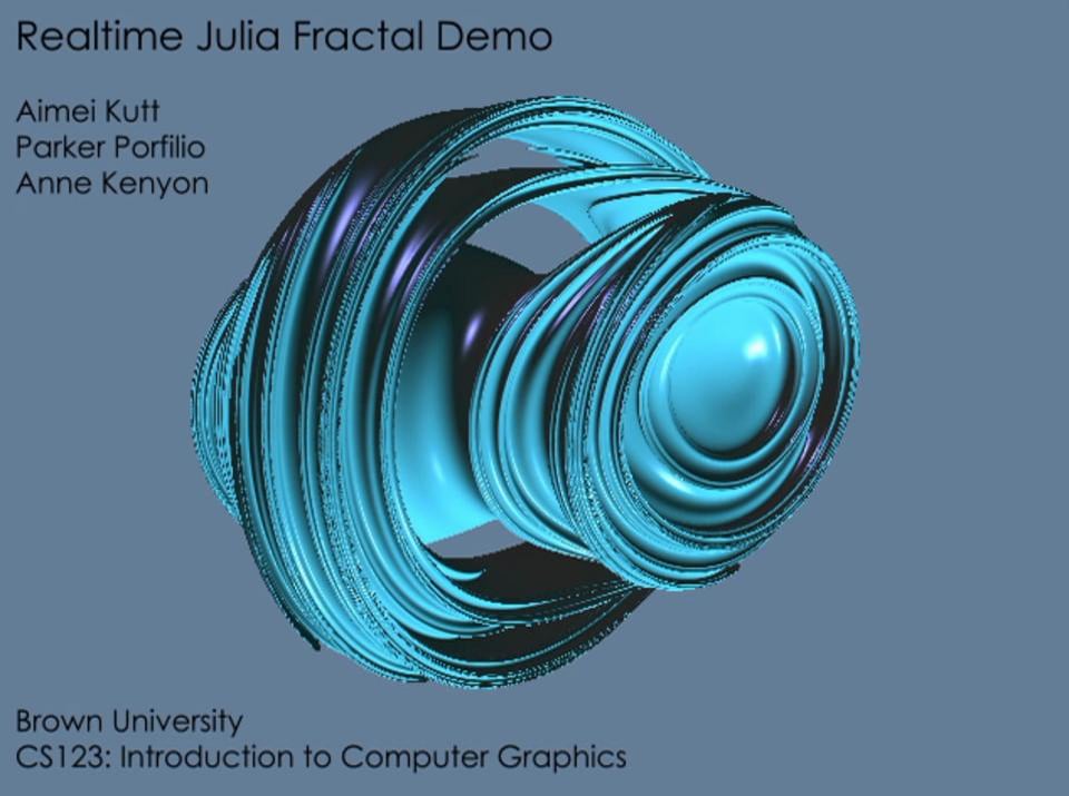 Realtime Quaternion Julia Fractal on Vimeo