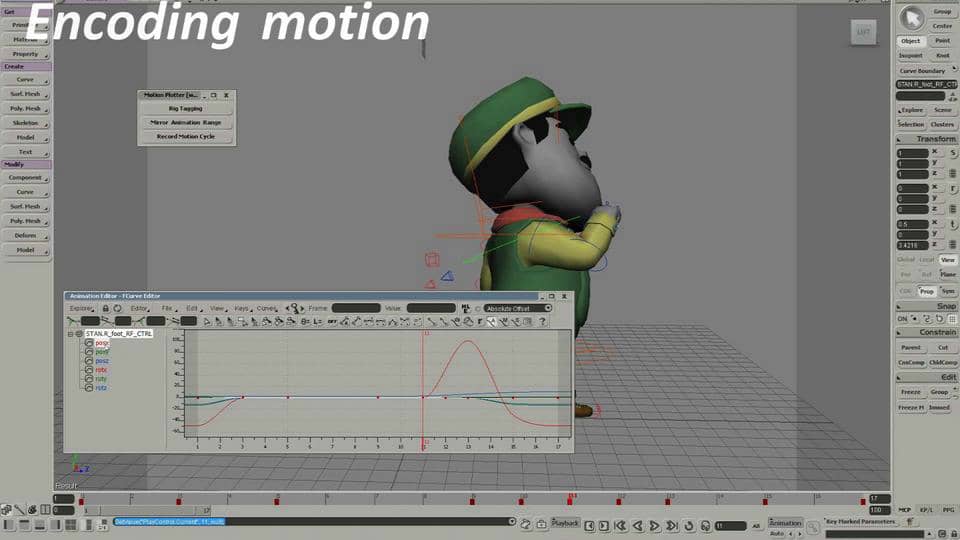 Animation tools for character locomotion on Vimeo