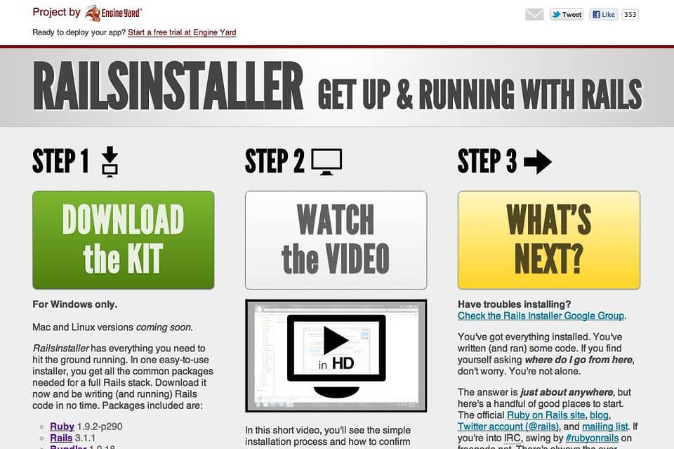 RailsInstaller Demo on Vimeo