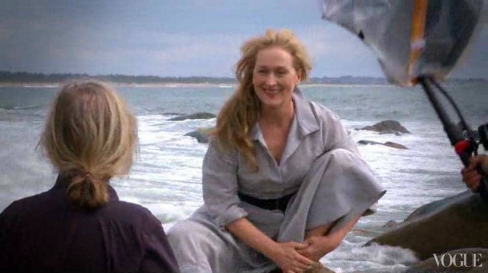 Behind the Scenes: Meryl Streep by Annie Leibovitz for Vogue US January ...