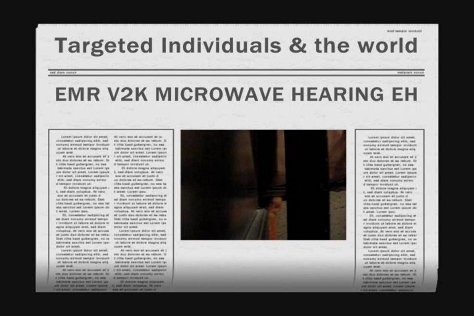 EMR V2K Microwave Hearing and Electronic Harassment on Vimeo