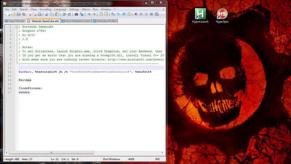 HyperSpin Nintendo GameCube on Vimeo