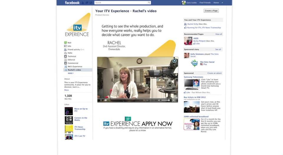 Best Use of Social Media - ITV Experience on Vimeo