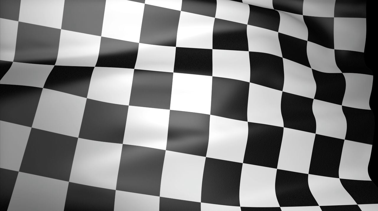 Checkered Finish Line Race Flag - Series of 2 on Vimeo