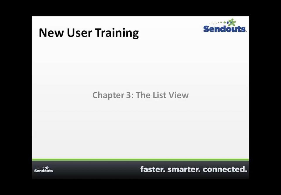 New User Training: The List on Vimeo