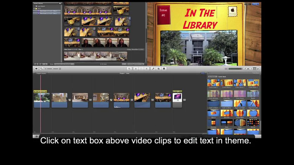 iMovie 2011- Basic video editing on Vimeo