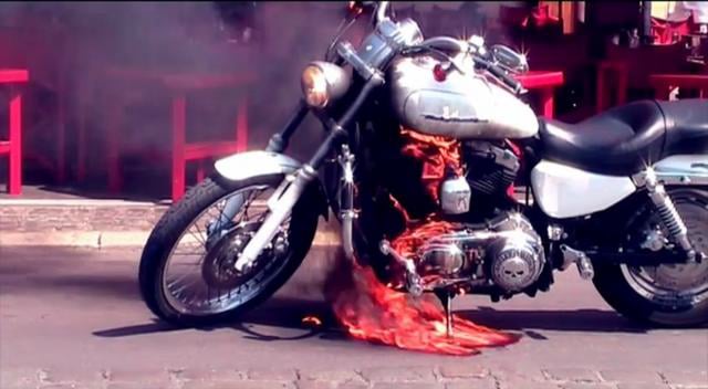 Harley on Fire in Saint Tropez on Vimeo