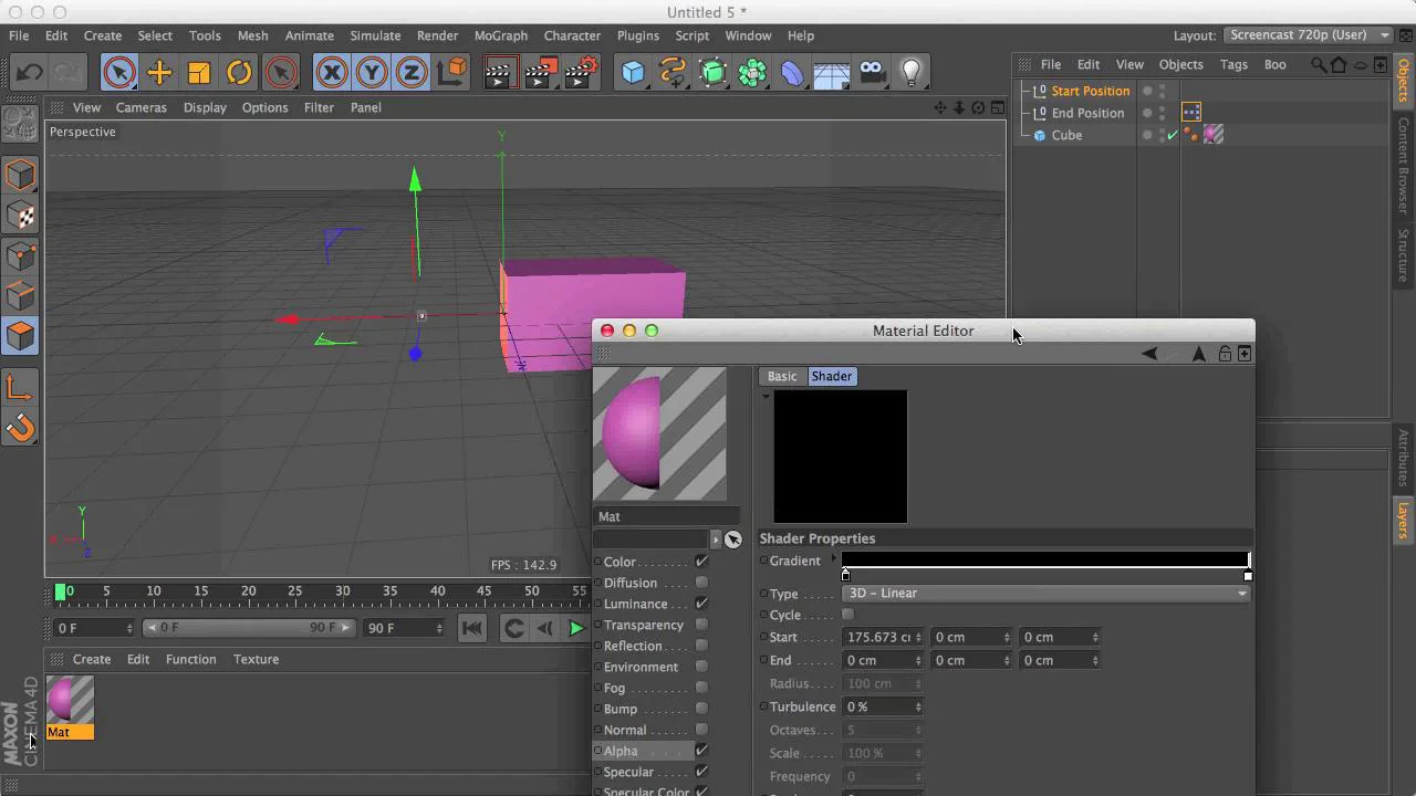 How to make a material based object intersection in Cinema 4D on Vimeo