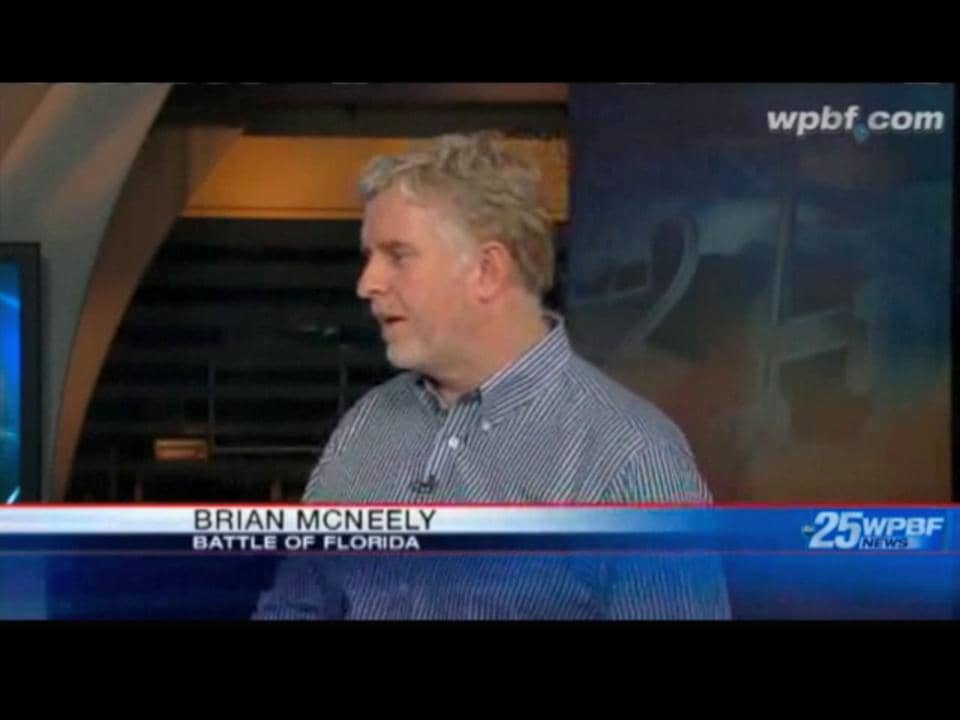 The Battle's Brian McNeely on WPBF on Vimeo