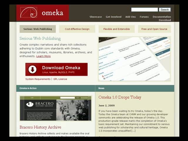 What Is Omeka on Vimeo