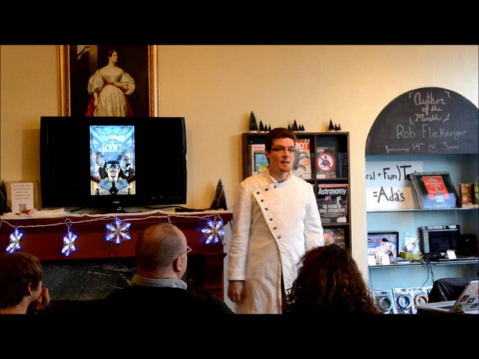 Rob Flickenger at Ada's Technical Books on Vimeo