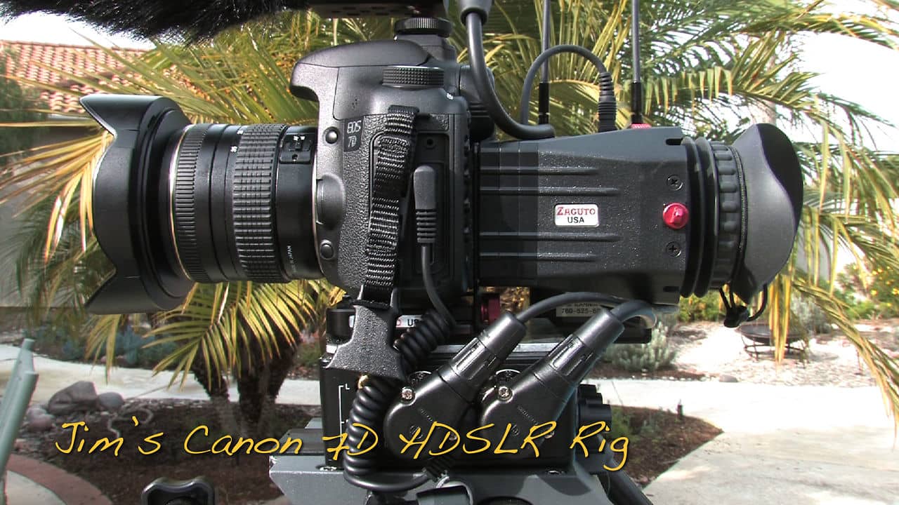 Jim's Canon 7d DSLR Rig on Vimeo