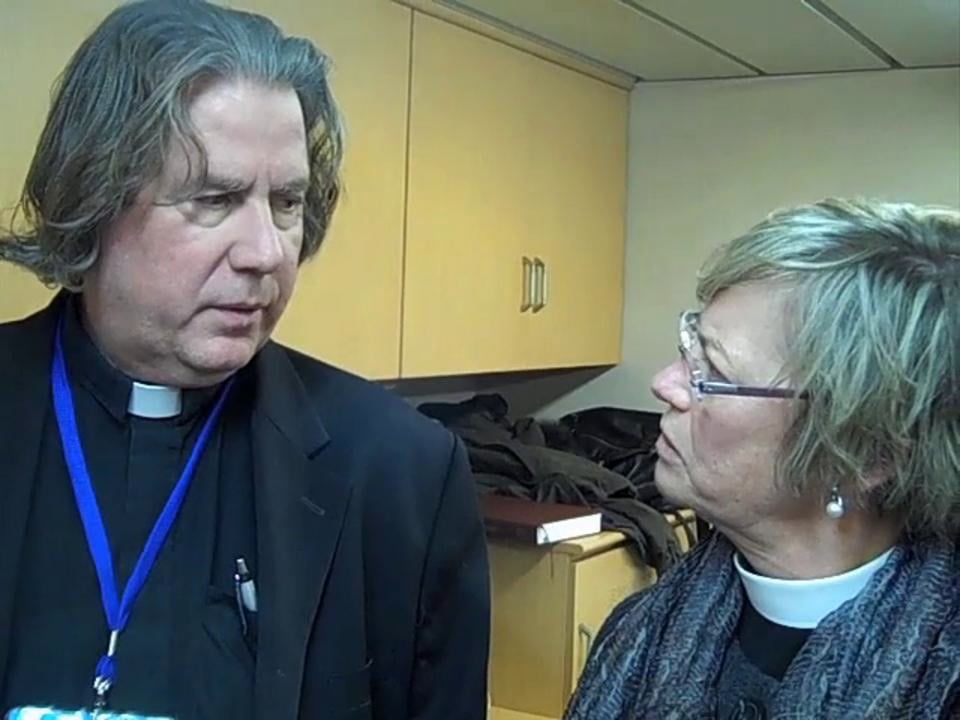 Chaplain Marge Lindstrom of SCI and Chaplain John Corbett of Stella ...