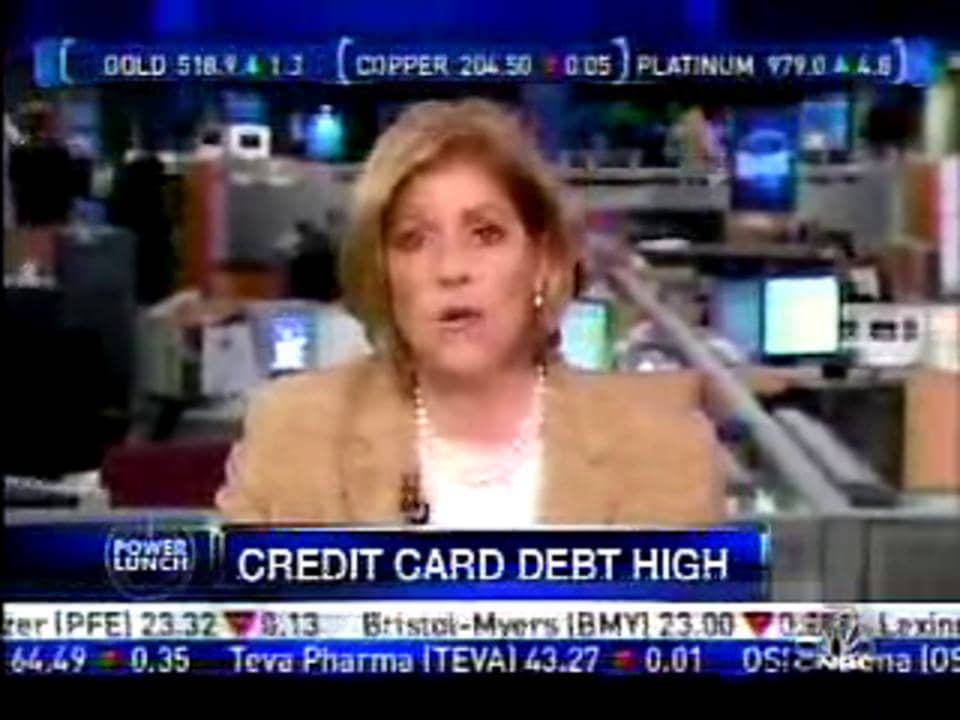 12/30/2005 CNBC: Credit Card Debt High on Vimeo