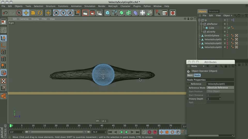 Yader Labs #4: Velocity Sculpting with Thinking Particles on Vimeo
