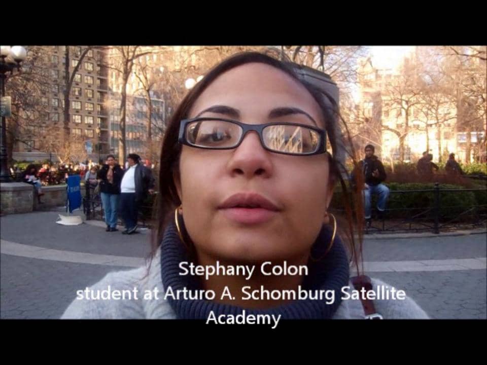 Stephany Colon of Arturo Schomburg Satellite Academy: Dear Mayor ...