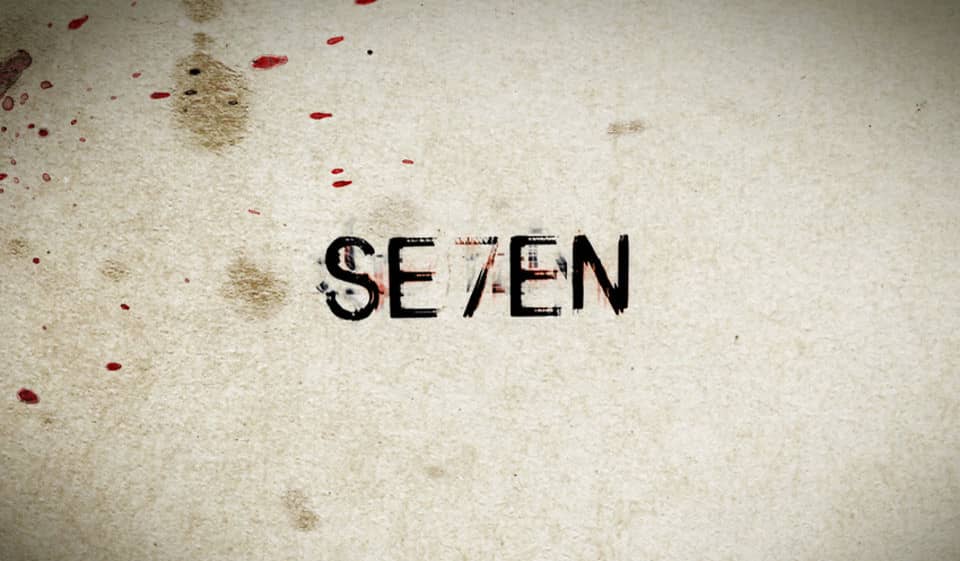 SE7EN [Kinetic Typography] on Vimeo