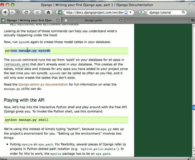 Coding Django "polls" tutorial in web2py on Vimeo