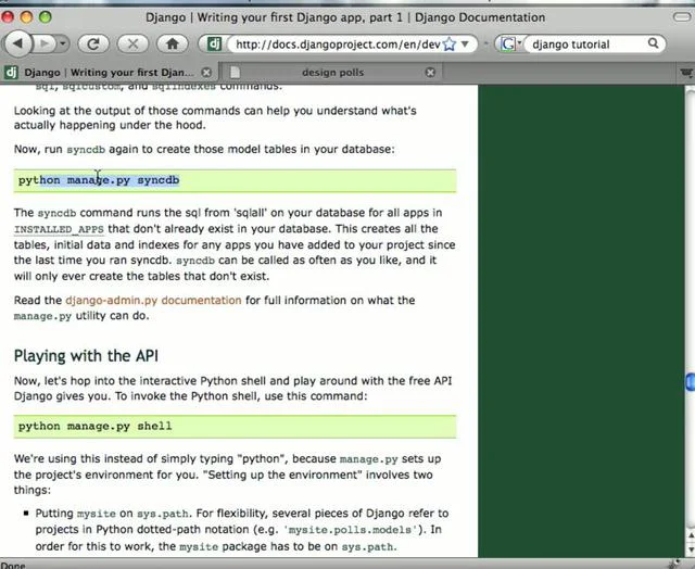 Coding Django "polls" tutorial in web2py on Vimeo
