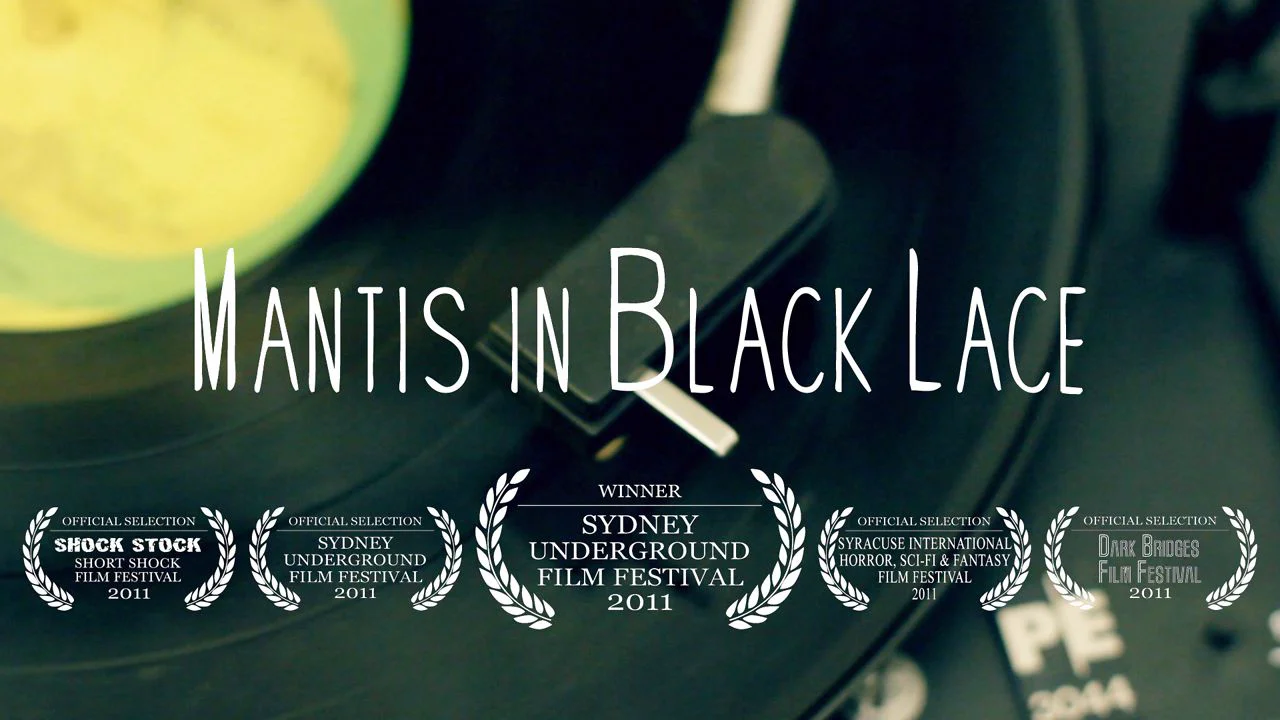 Mantis in Black Lace