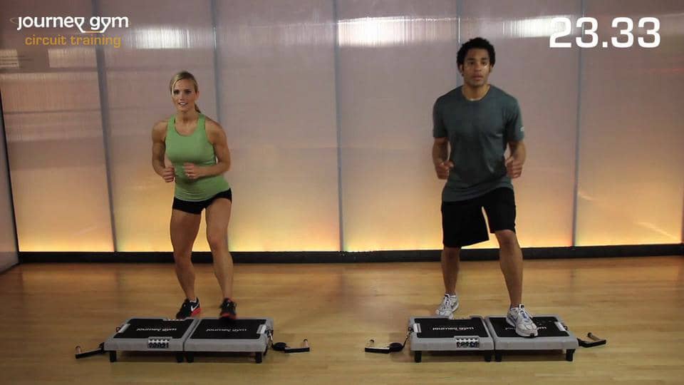 Hop Up Step Down - 60 Second Workout on Vimeo