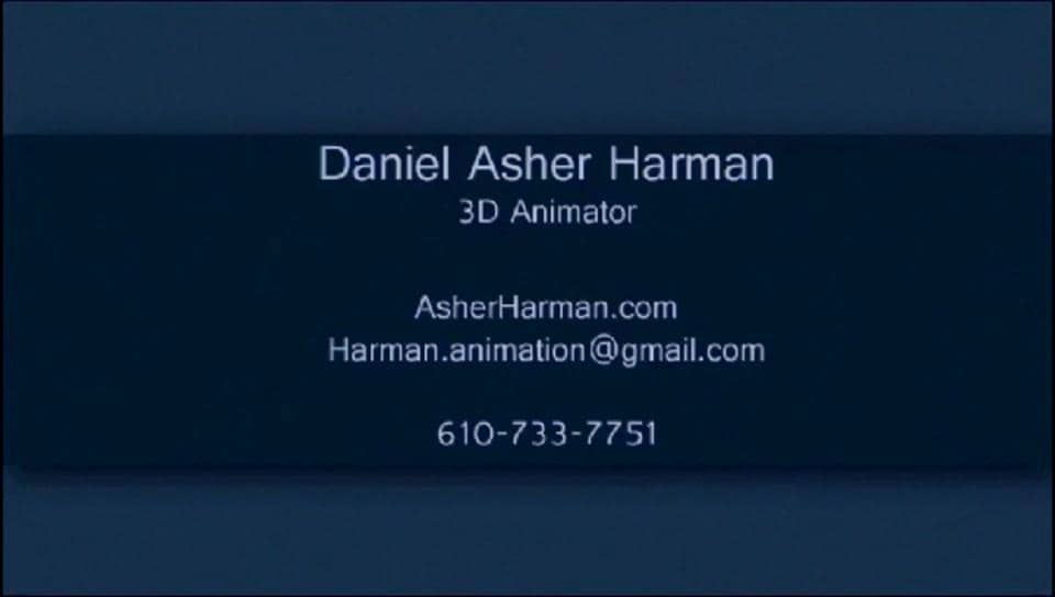 Daniel Harman Animation Reel on Vimeo