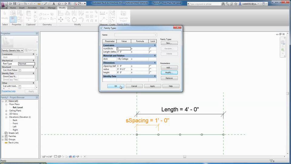 Revit Line-Based Array Families Part 03 on Vimeo