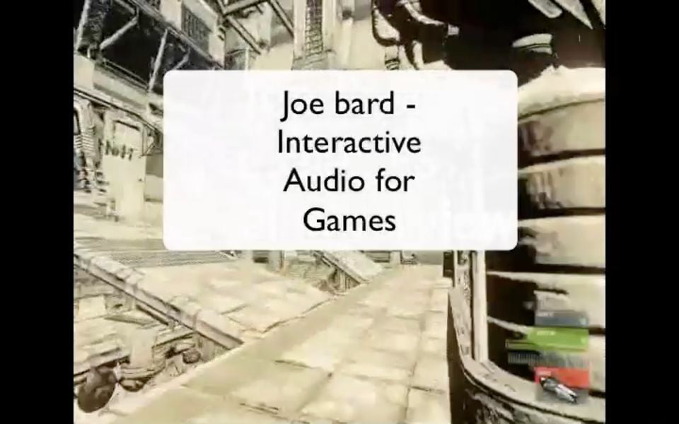 Joe Bard - Interactive Audio UDK Level Walkthrough on Vimeo