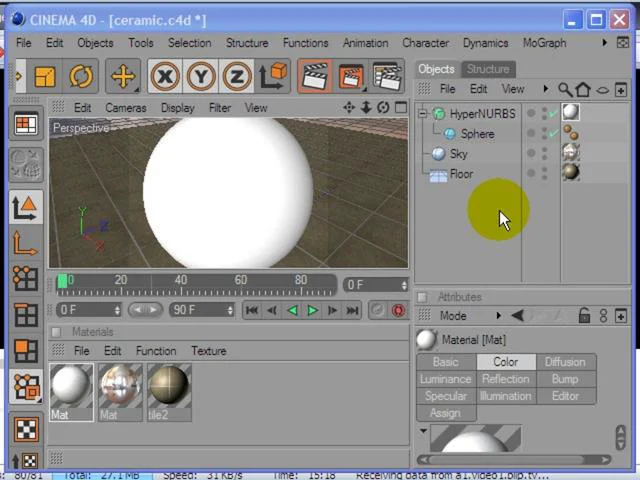 Cinema 4D Ceramic Material on Vimeo