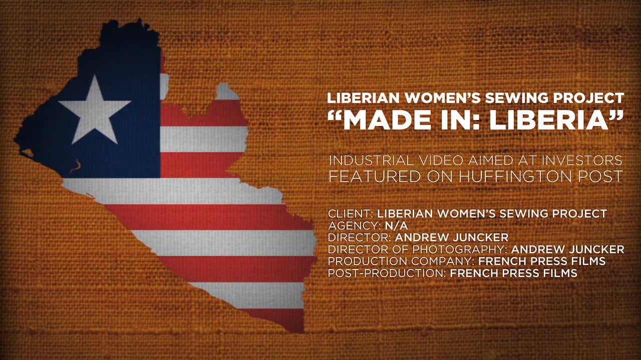 Liberian Women's Sewing Project, "Made In: Liberia" on Vimeo