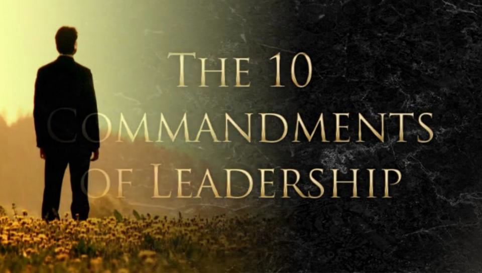 10 Commandments of Leadership on Vimeo