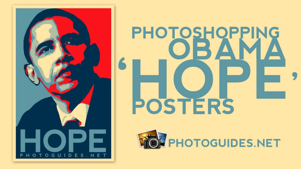 Photoshopping Obama 'Hope' Posters (@photoguides) on Vimeo
