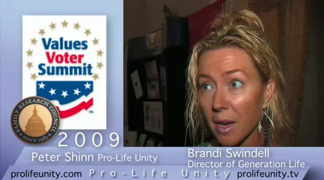 Brandi Swindell - Generation Life - at Values Voters Summit 2009 on Vimeo