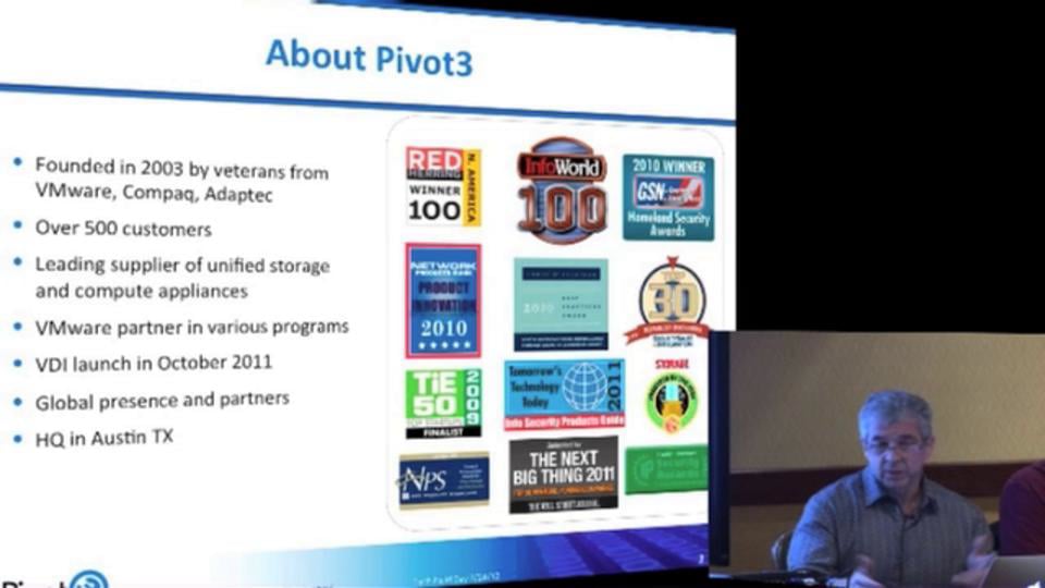 Pivot3 vSTAC VDI Intro and Tech Overview at Virtualization Field Day on ...