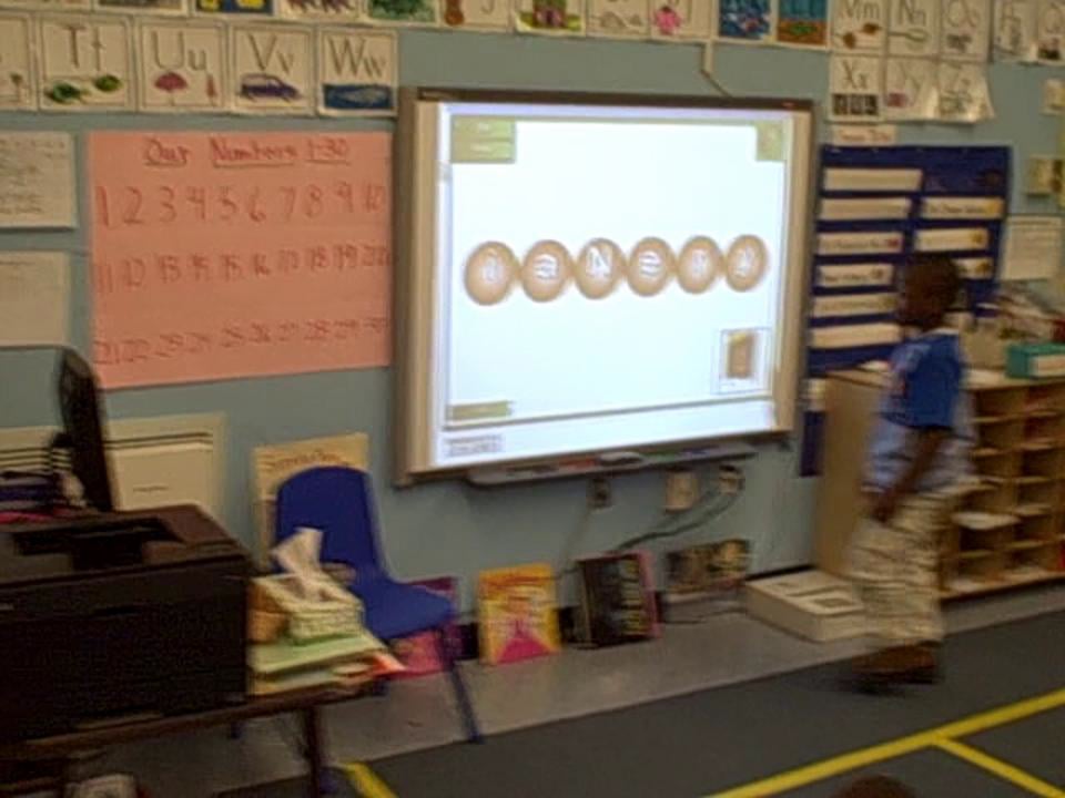 Warner Preschool--Using the SMARTboard to spell names on Vimeo