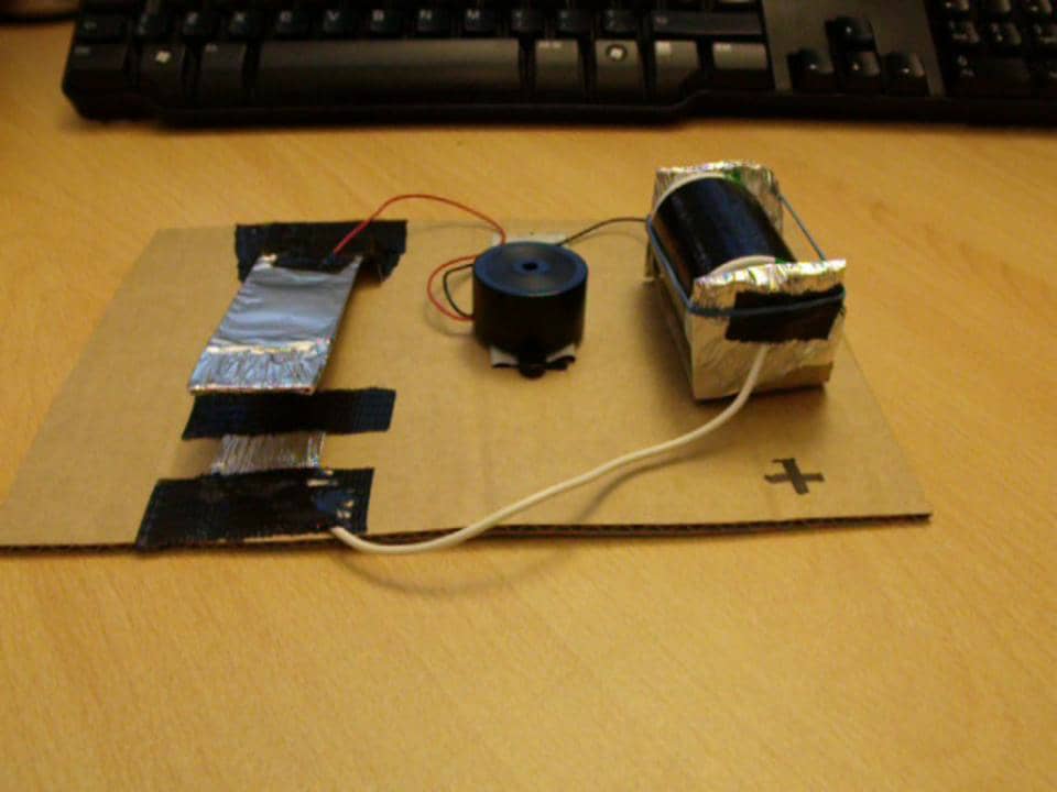 A homemade telegraph machine on Vimeo