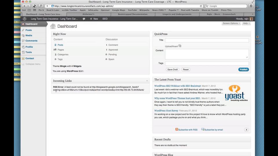 Creating a Blog Entry on Vimeo