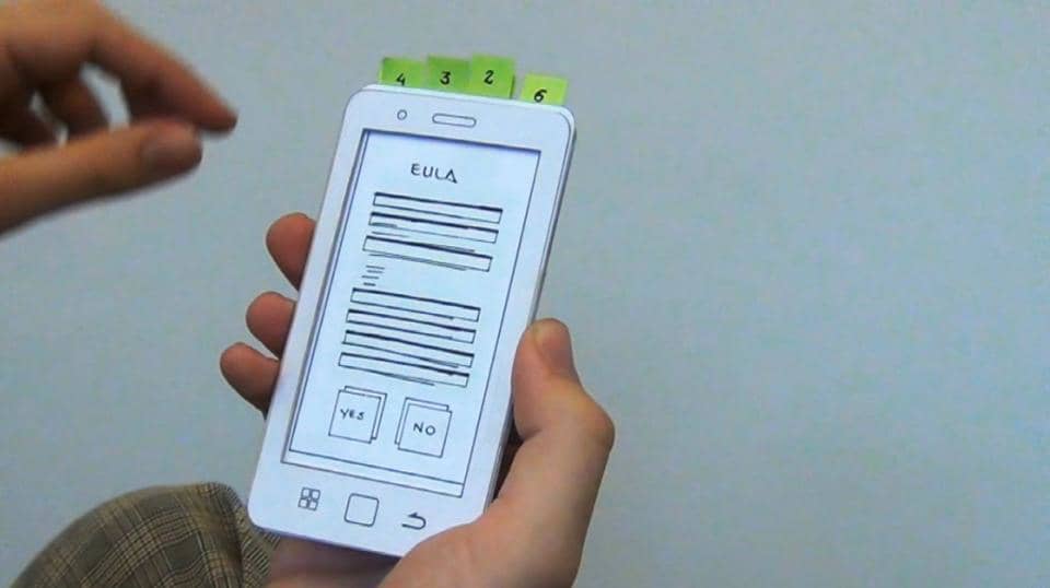 mobile. paper prototyping on Vimeo