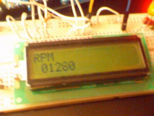 Arduino RPM meter with LCD on Vimeo