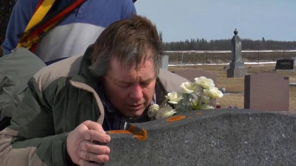 Clear Lake clip 3 - Dad (Roddy Piper) and Jimmy (Daryl Dorge) at grave ...