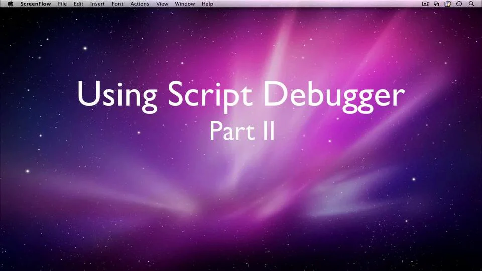 FileMaker Script Debugger Part II on Vimeo