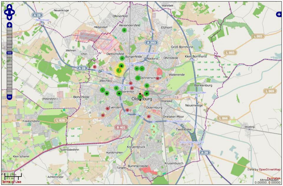 Timelapse of Freifunk Oldenburg Network Map on Vimeo
